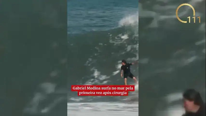 Gabriel Medina surfa no mar pela primeira vez após cirurgia - 111 Next