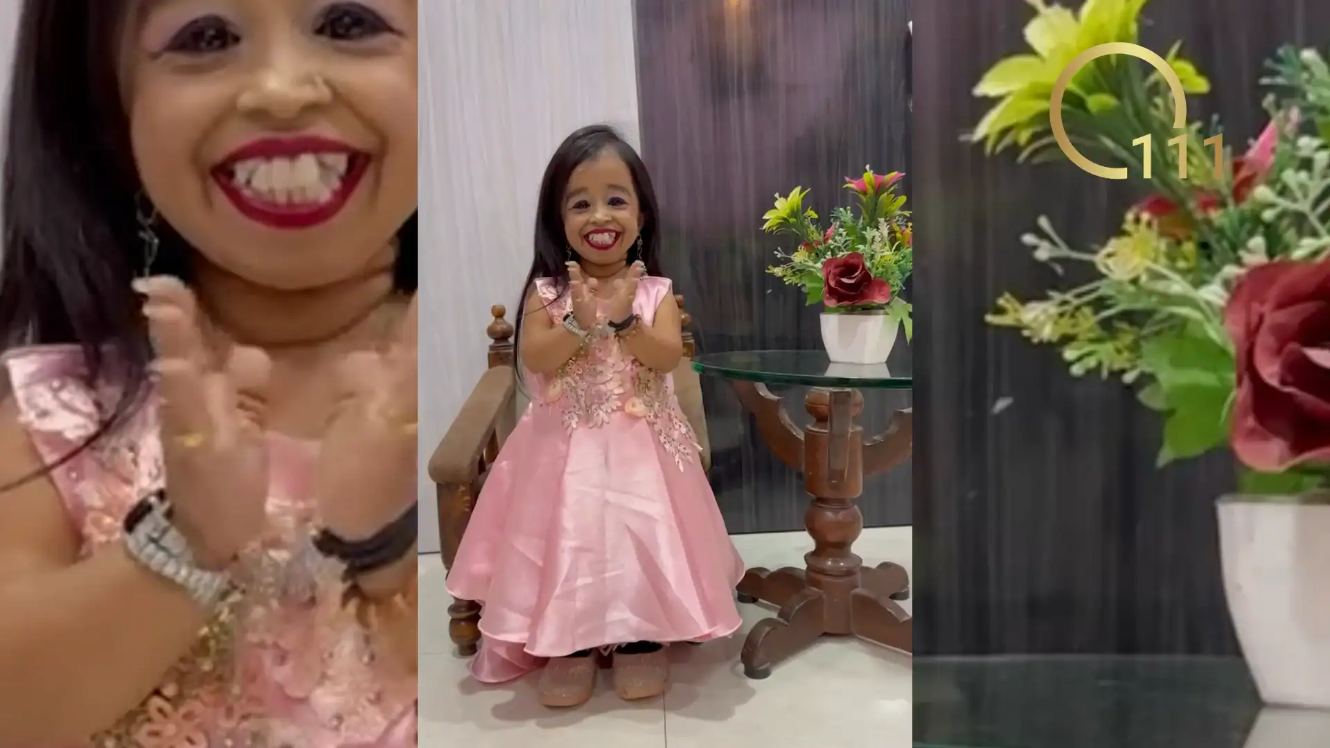 Jyoti Amge, a mulher mais baixa do mundo, celebra os 70 anos do ...